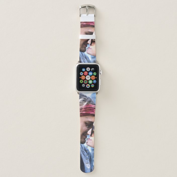 Custom Photo Template Design Apple Watch Band | Zazzle