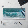 Custom Photo Template Personalized Modern Simple Desk Mat | Zazzle