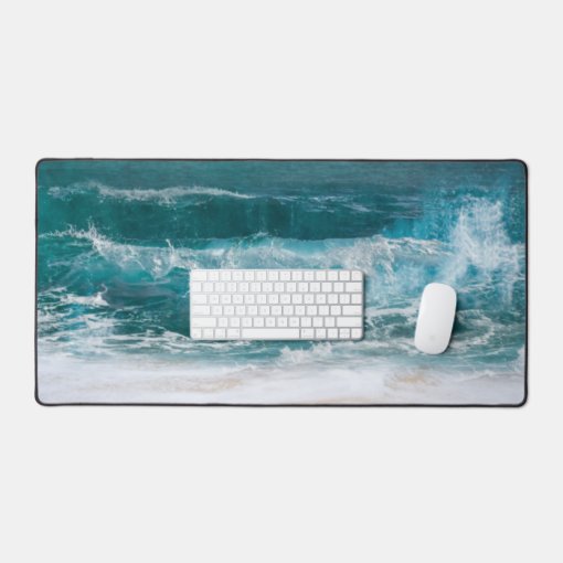 Custom Photo Template Personalized Modern Simple Desk Mat | Zazzle