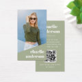 Custom photo trendy influencer profile cards | Zazzle