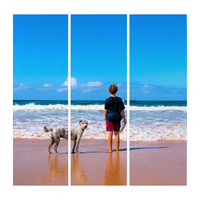 Custom Photo Triptych with Your Favorite Photos | Zazzle