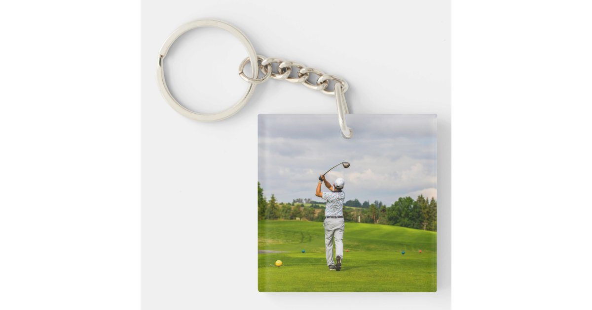 Custom Photo Two-Sided Personalized Keychain | Zazzle