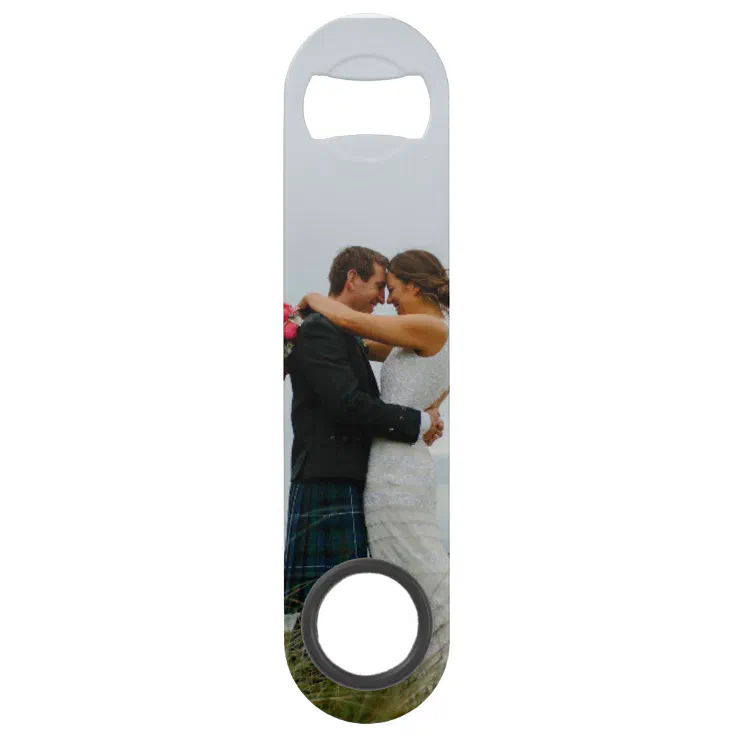 Custom photo unique bar key | Zazzle