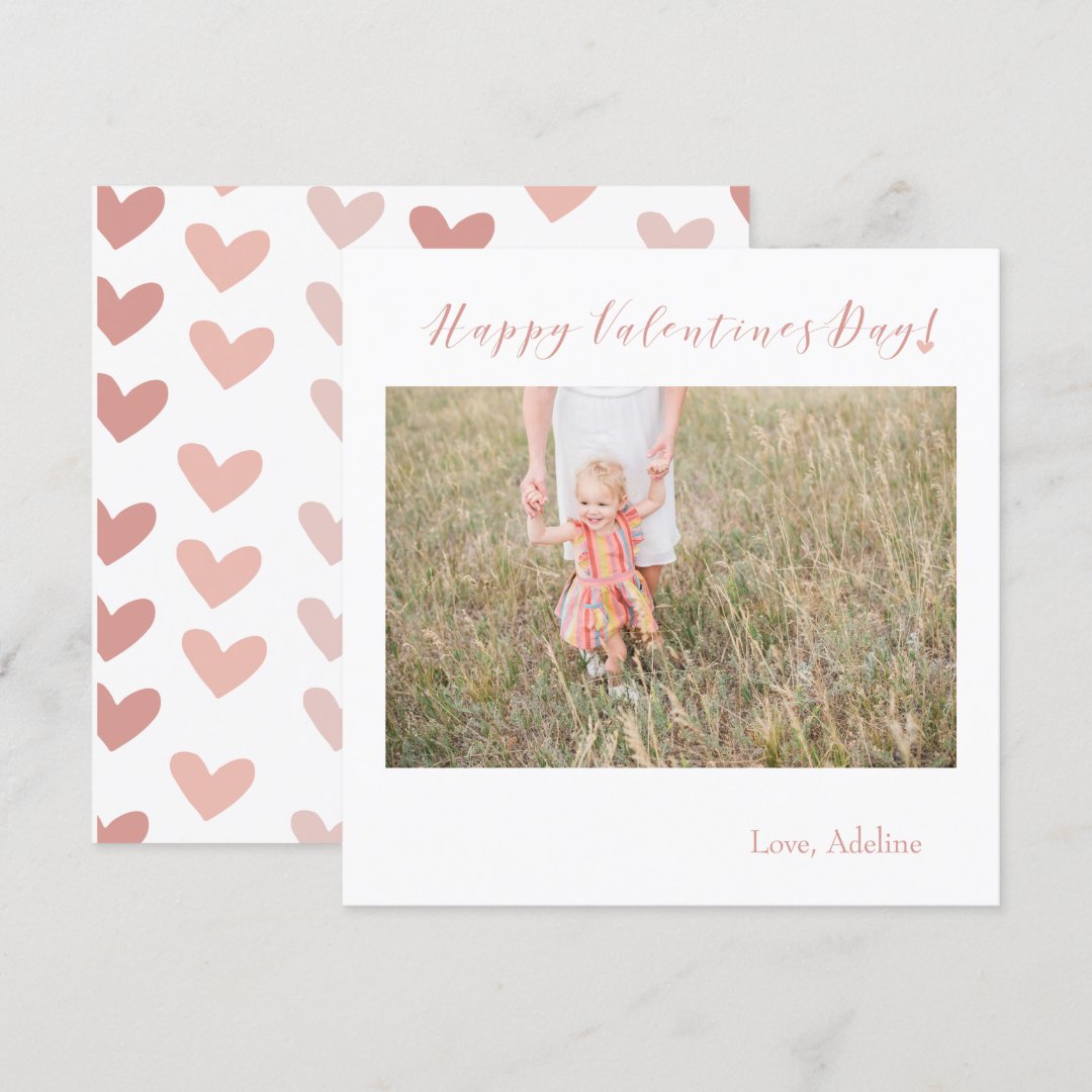 Custom Photo Valentine's Day Card | Zazzle