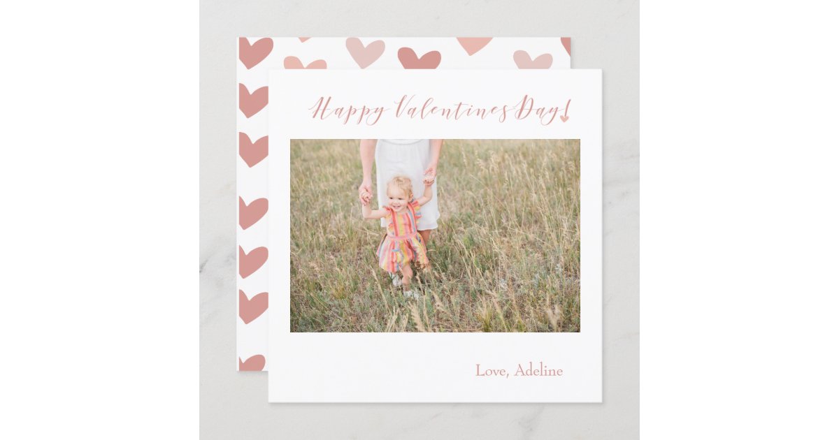 Custom Photo Valentine's Day Card | Zazzle