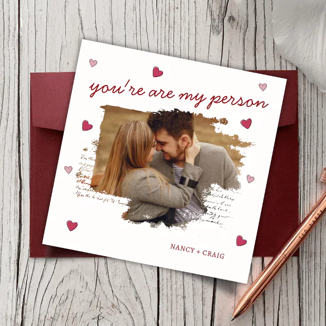 Custom Photo Valentine's Day Greeting Card | Zazzle