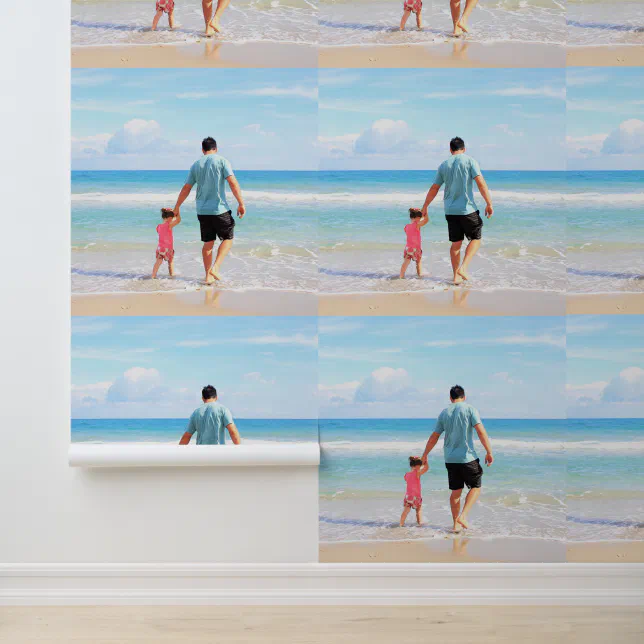 Custom Photo Wallpaper Your Own Design Wallpaper | Zazzle