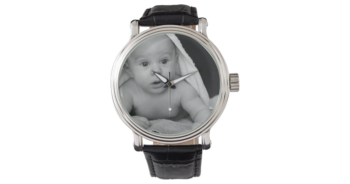 Custom Photo Watch | Zazzle