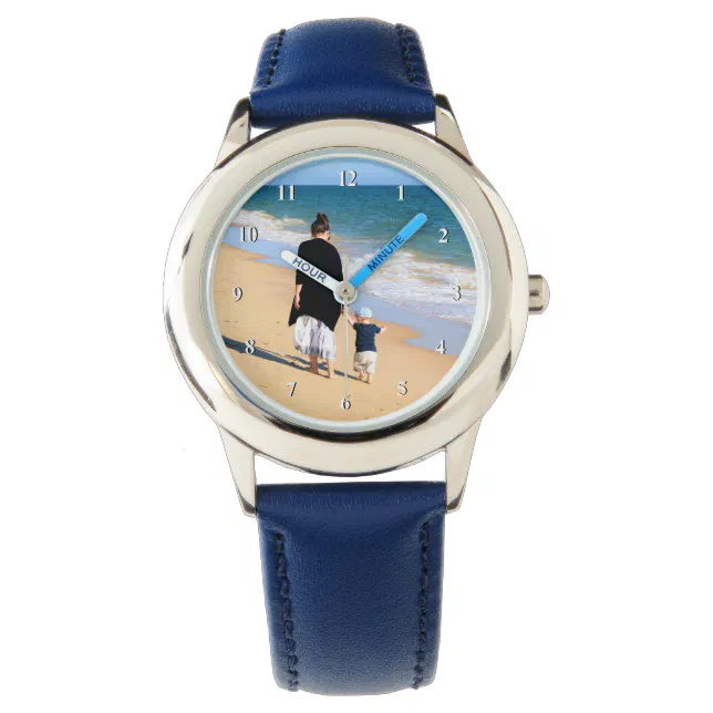 Custom Photo Watch Your Own Design Personalized | Zazzle