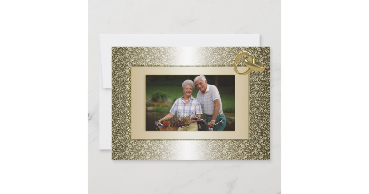 Custom Photo Wedding Anniversary Party Invitation | Zazzle