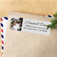 Custom Photo Wedding Return Address Label | Zazzle