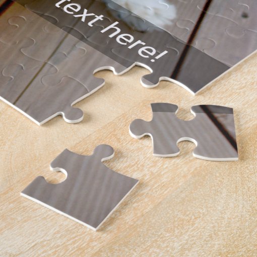 Custom Photo with Your Own Snap Chat Meme Jigsaw Puzzle | Zazzle