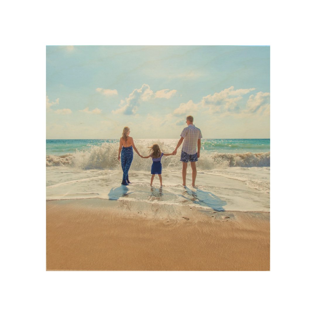 Custom Photo Wood Wall Art Your Own Design | Zazzle