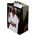 Custom Photos Birthday Party Magazine Cover Medium Gift Bag | Zazzle
