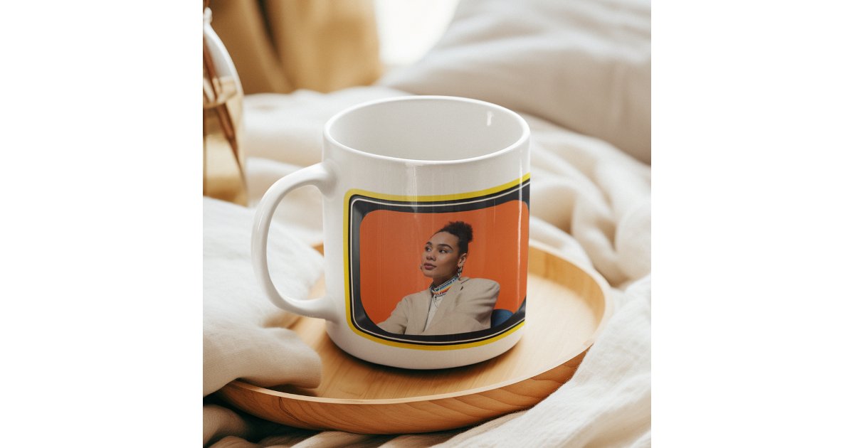 Custom Photos in Vintage TVs Pop Art Style Coffee Mug | Zazzle