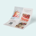Custom Photos Scan QR Code Menu Cake Bakery Flyer | Zazzle