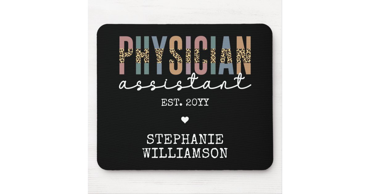 Custom Physician Assistant Physician Associate PA Mouse Pad | Zazzle