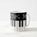 Custom Piano Keys Coffee Mug | Zazzle