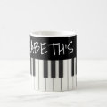 Custom Piano Keys Coffee Mug | Zazzle