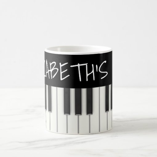 Custom Piano Keys Coffee Mug | Zazzle