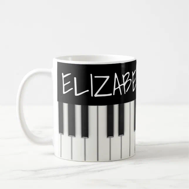 Custom Piano Keys Coffee Mug | Zazzle