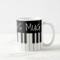 Custom Piano Keys Coffee Mug | Zazzle