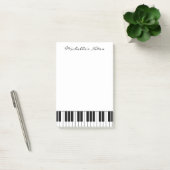 Custom piano keys sticky notes for pianist | Zazzle