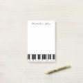 Custom piano keys sticky notes for pianist | Zazzle