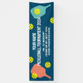 Custom pickleball tournament outdoor fence banner | Zazzle