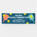 Custom pickleball tournament outdoor fence banner | Zazzle