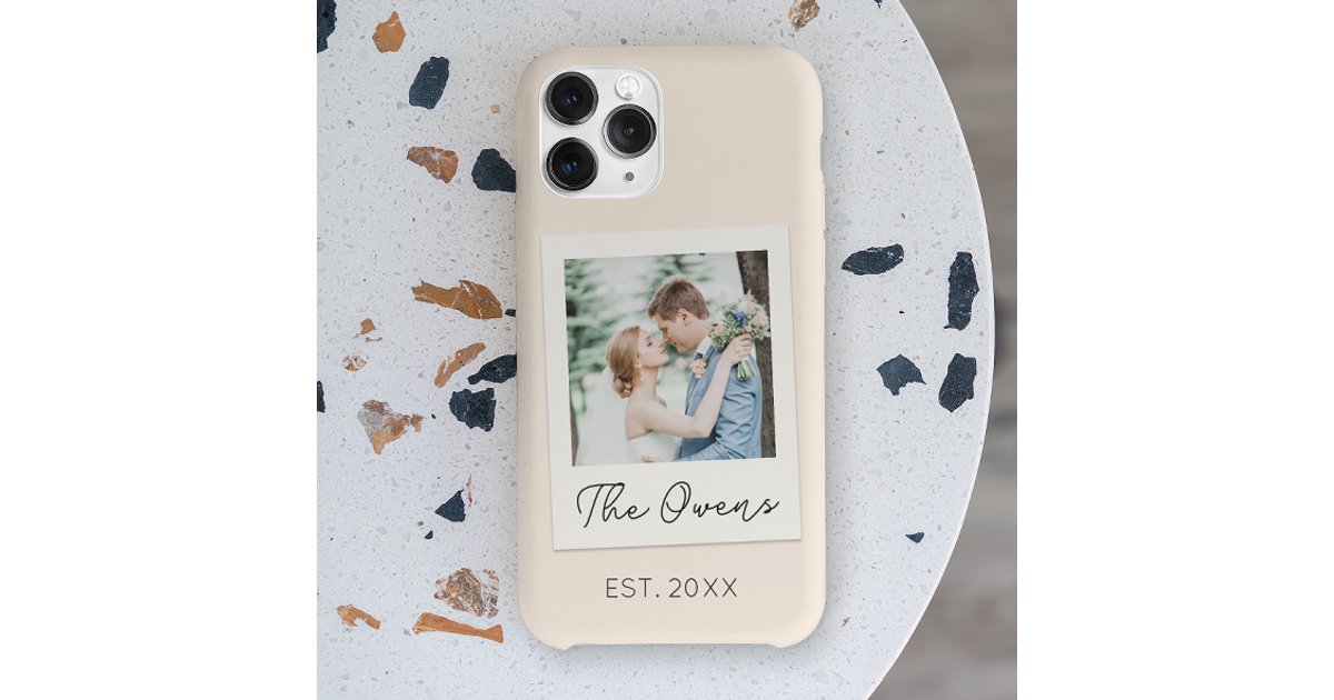 Custom Picture Photo Date Couple Newlywed Family Case-Mate iPhone Case ...