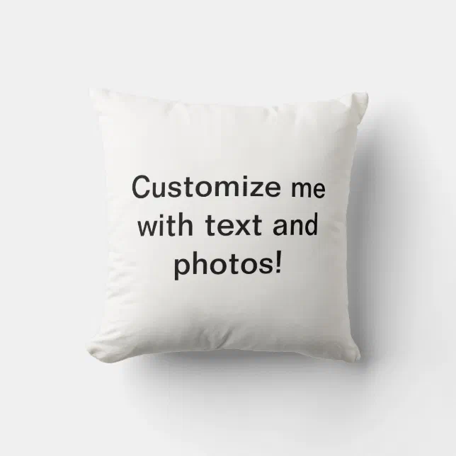 Custom Pillow | Zazzle