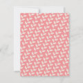 Custom Pink 70s Retro Leaf Pattern Monogram Note Card | Zazzle