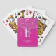 Custom Pink Dripping Glitter Playing Cards | Zazzle