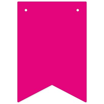 Custom Pink Happy Birthday Party Bunting Banner | Zazzle