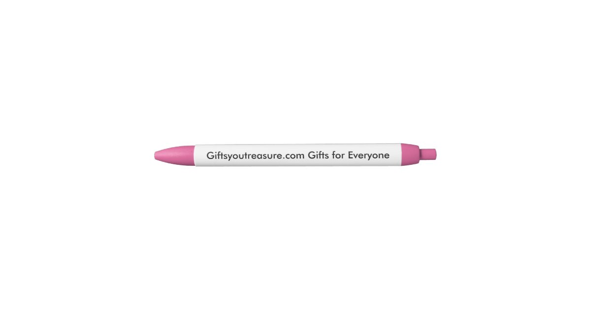 Custom Pink Name Quote Company Slogan Photo Art Pen | Zazzle