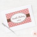 Custom Pink Pattern Stickers | Zazzle