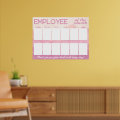 Custom Pink photo employee of the month display Poster | Zazzle