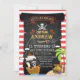 Custom Pirate Birthday Party Treasure Map for boy Invitation | Zazzle