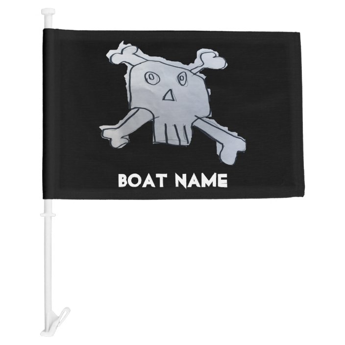 Custom Pirate Boat Flag | Zazzle.com
