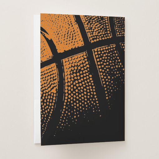 Custom pocket folders for basketball coach | Zazzle