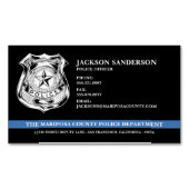 Custom Police Department Law Enforcement Logo Business Card Magnet | Zazzle
