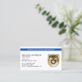 Custom Police Officer Law Enforcement Logo QR Code Business Card | Zazzle
