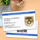 Custom Police Officer Law Enforcement Logo QR Code Business Card | Zazzle
