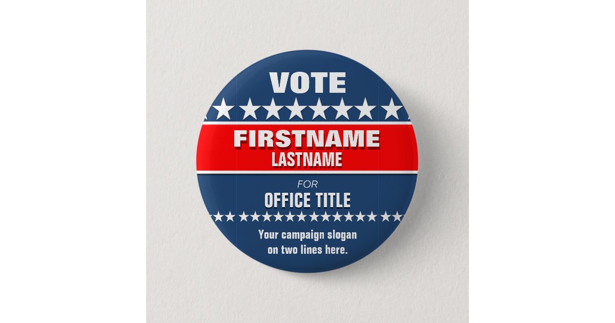 Custom Political Button | Zazzle