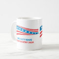 Custom Political Campaign American Flag Election Coffee Mug | Zazzle