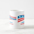 Custom Political Campaign American Flag Election Coffee Mug | Zazzle