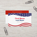 Custom Political Campaign Business Card | Zazzle