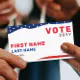 Custom Political Campaign Election Business Card | Zazzle