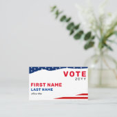 Custom Political Campaign Election Business Card | Zazzle